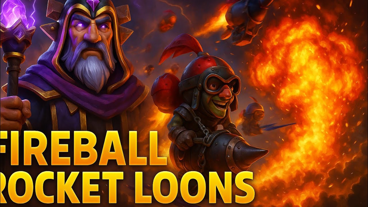 Crazy fireball rocket loons war attacks - YouTube