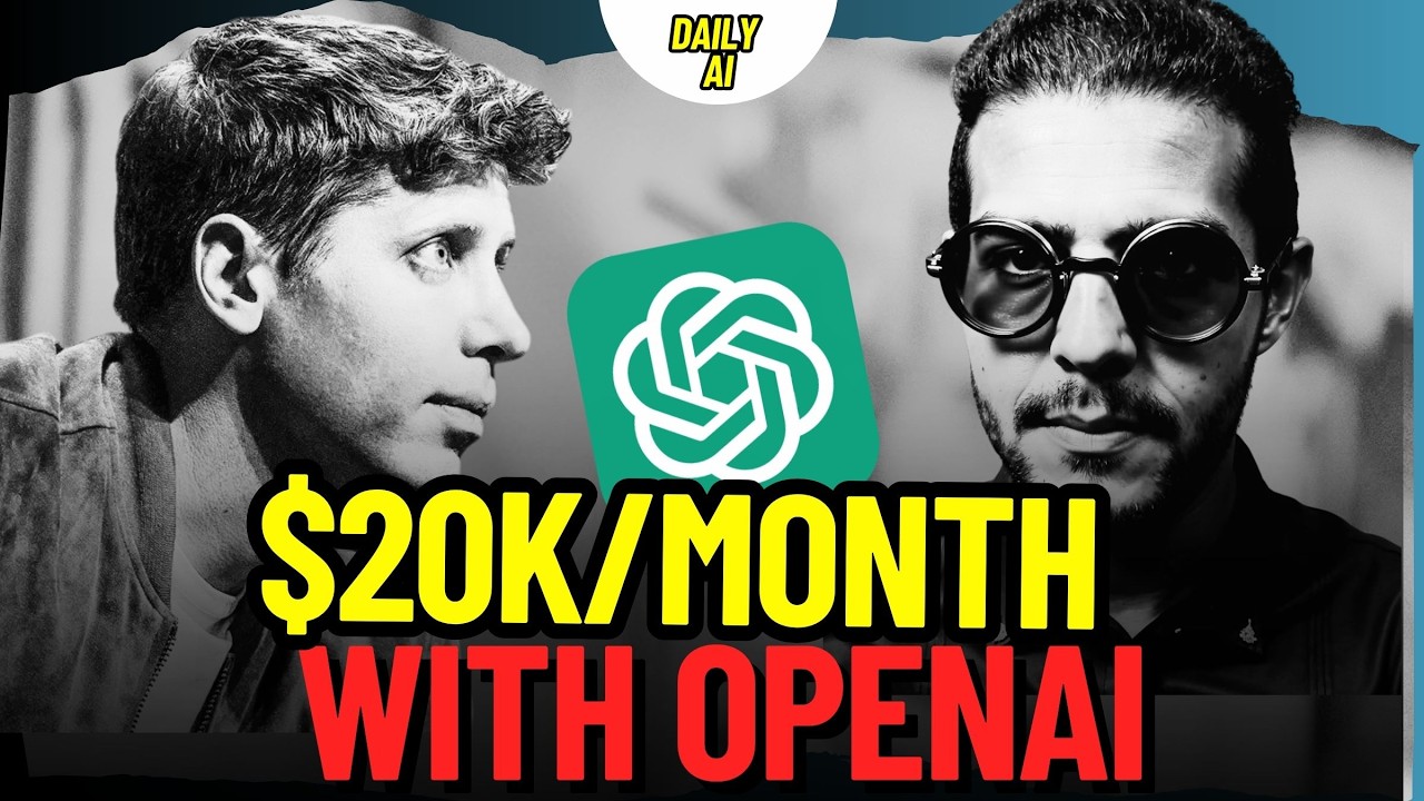 HOW TO BUILD 8 INCOME STREAMS FROM SCRATCH WITH OPENAI (HOW TO MAKE ...