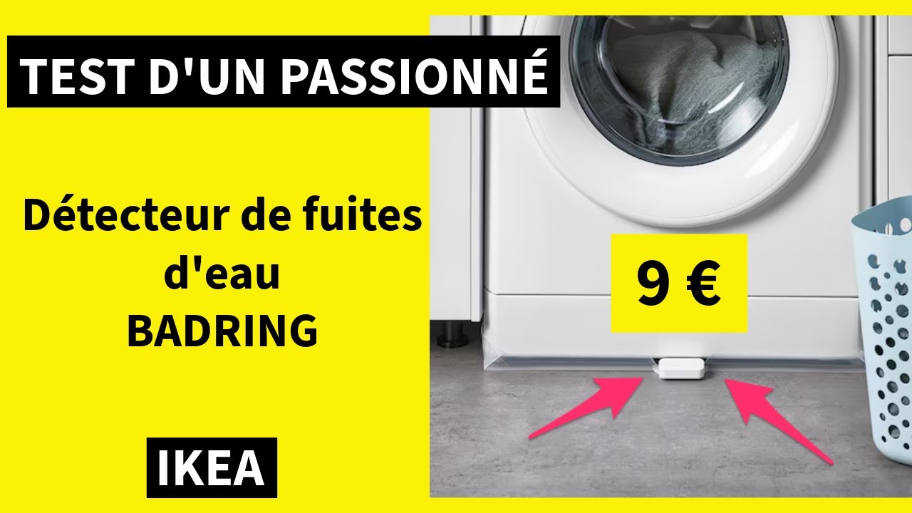 💦 TEST du détecteur de fuite d'eau IKEA BADRING ZigBee - YouTube