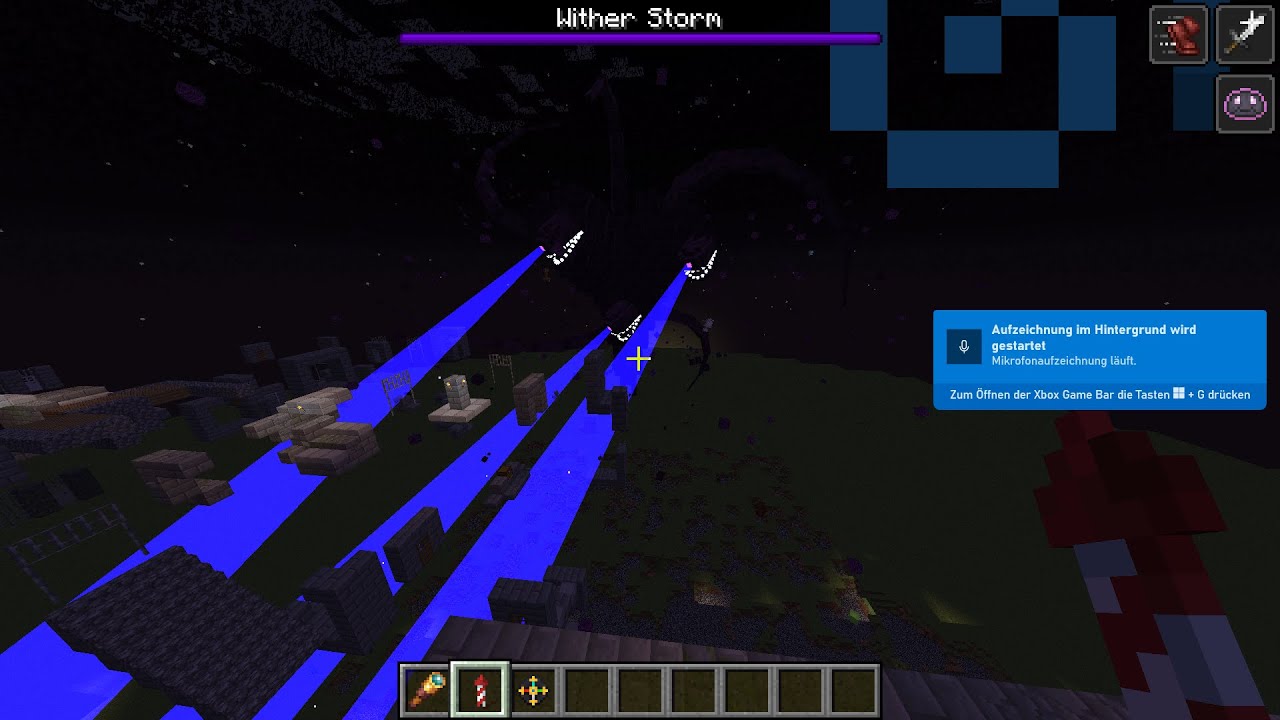 5 Ways to destroy villages with Cracker's witherstorm mod - YouTube