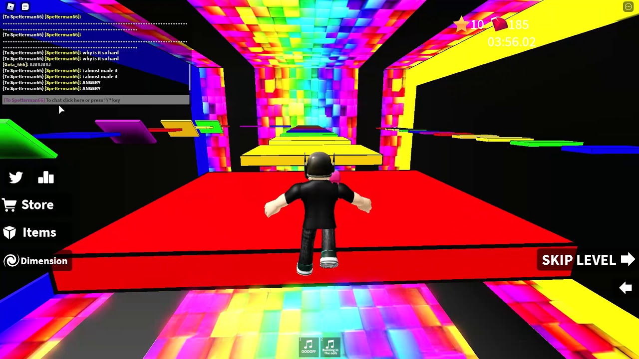 Roblox Speed run 4 levels 1-9 with spetterman66 - YouTube