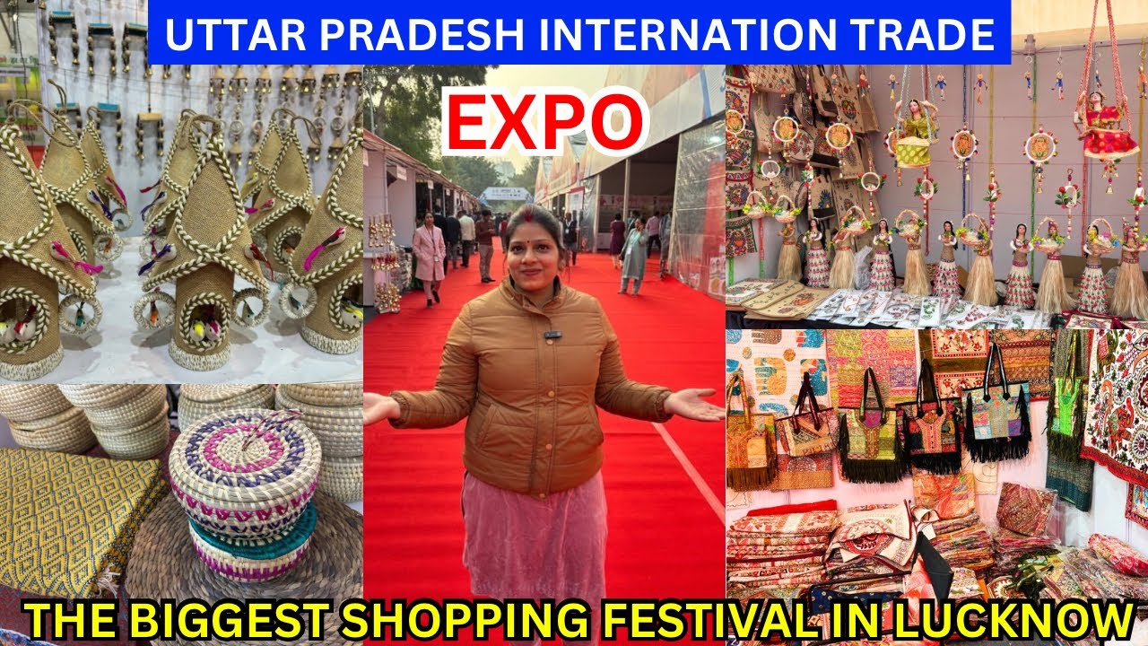 Uttar Pradesh International Trade Expo😱|Up international trade show ...
