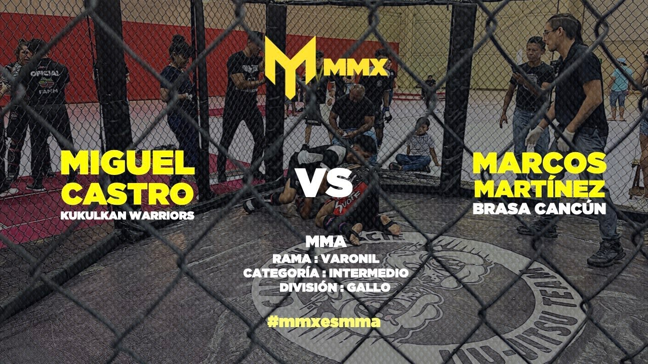 MMX2 MMA CASTRO VS MARTÍNEZ - YouTube