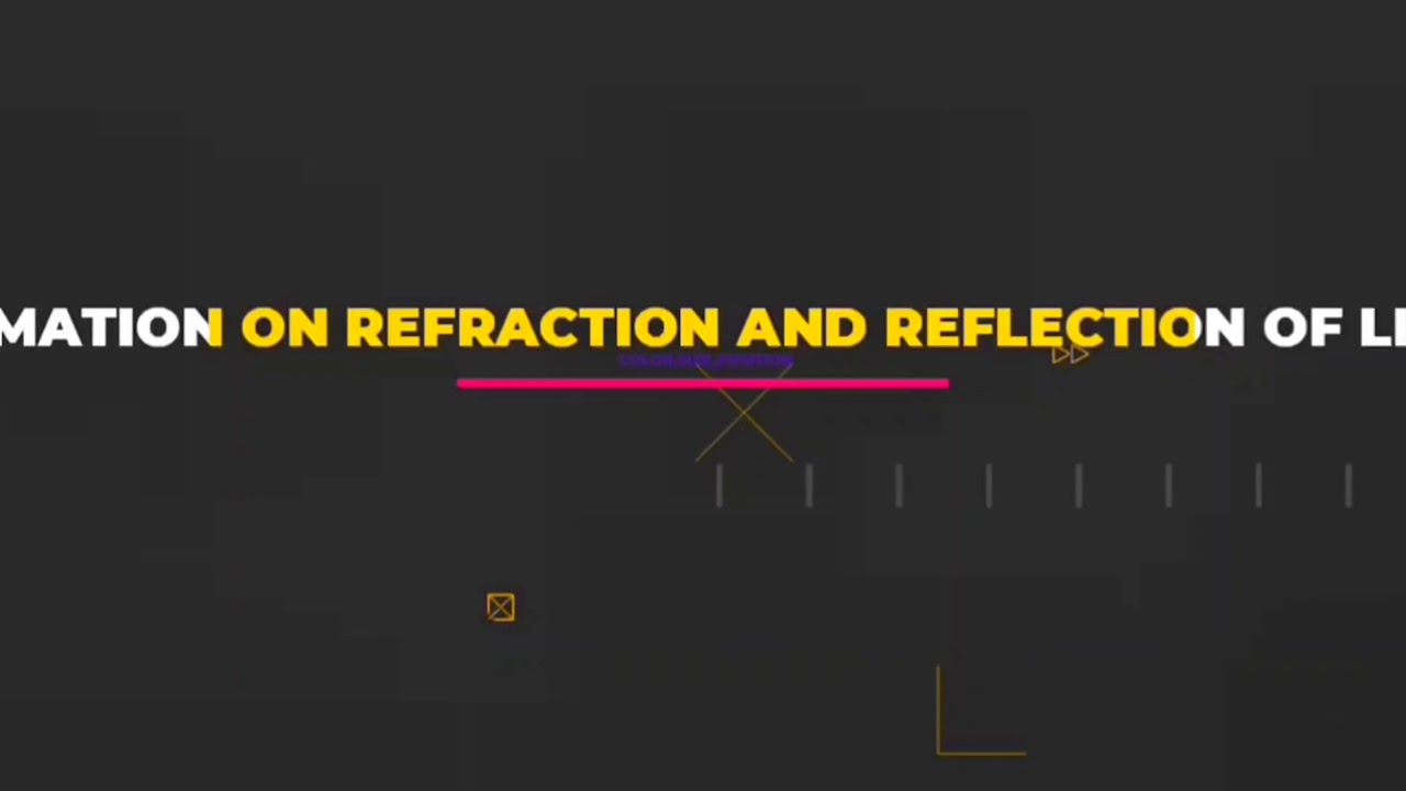 Animation on refraction and reflection of light by Devikant Sir - YouTube