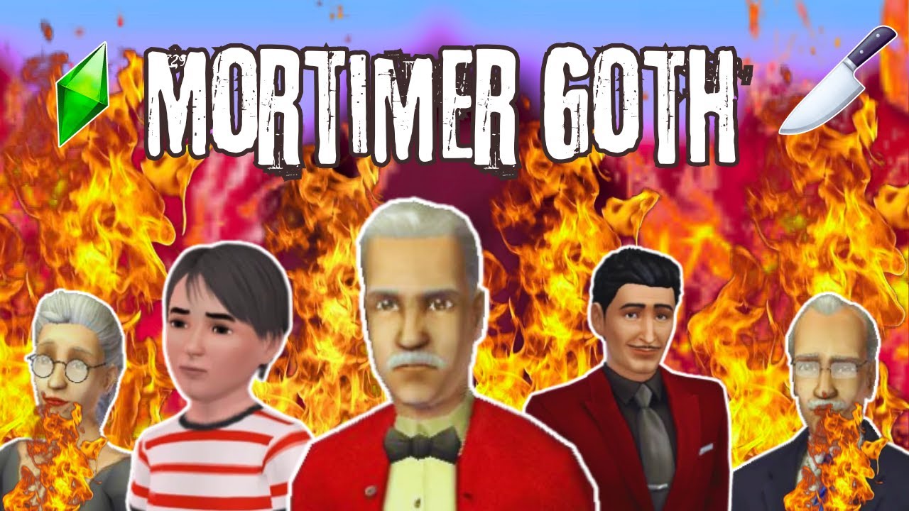 The Dark Side of Mortimer Goth | The Sims - YouTube