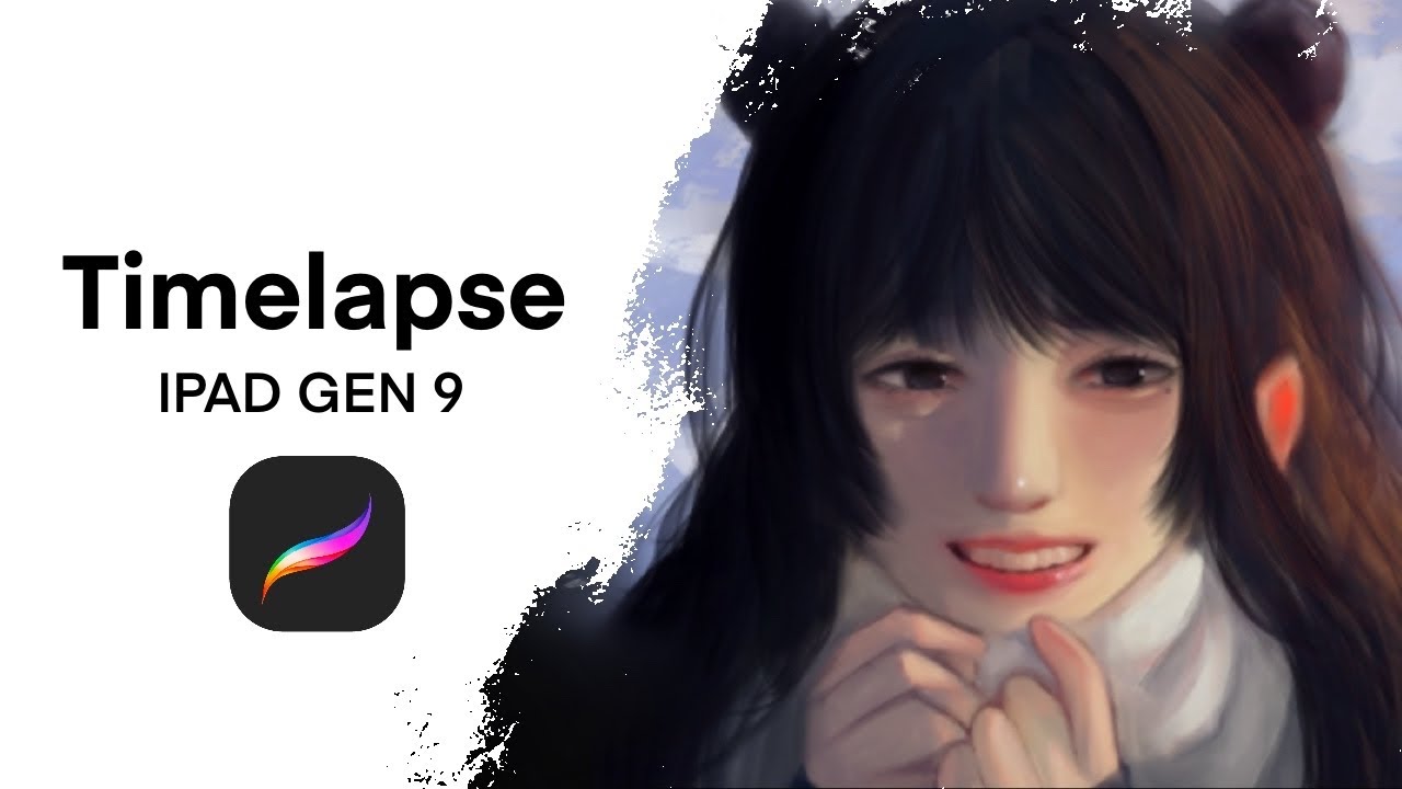 Timelapse Digital painting with procreate | IPad Gen 9 - YouTube