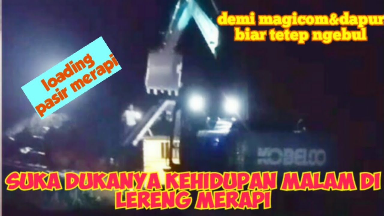 Sekilas kehidupan malam di lereng gunung merapi 🌋 - YouTube
