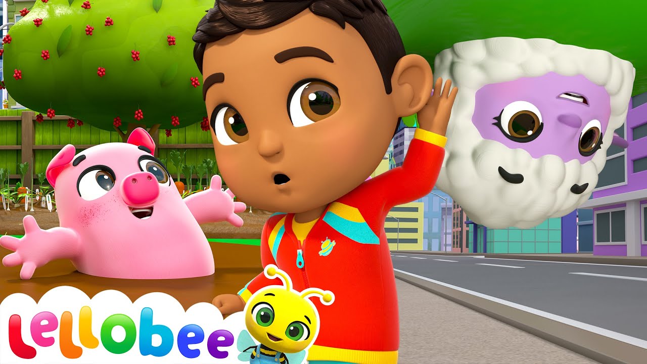 LELLOBEE 🐝 Animal Sounds & Mary Had a Little Lamb Songs for Kids - YouTube