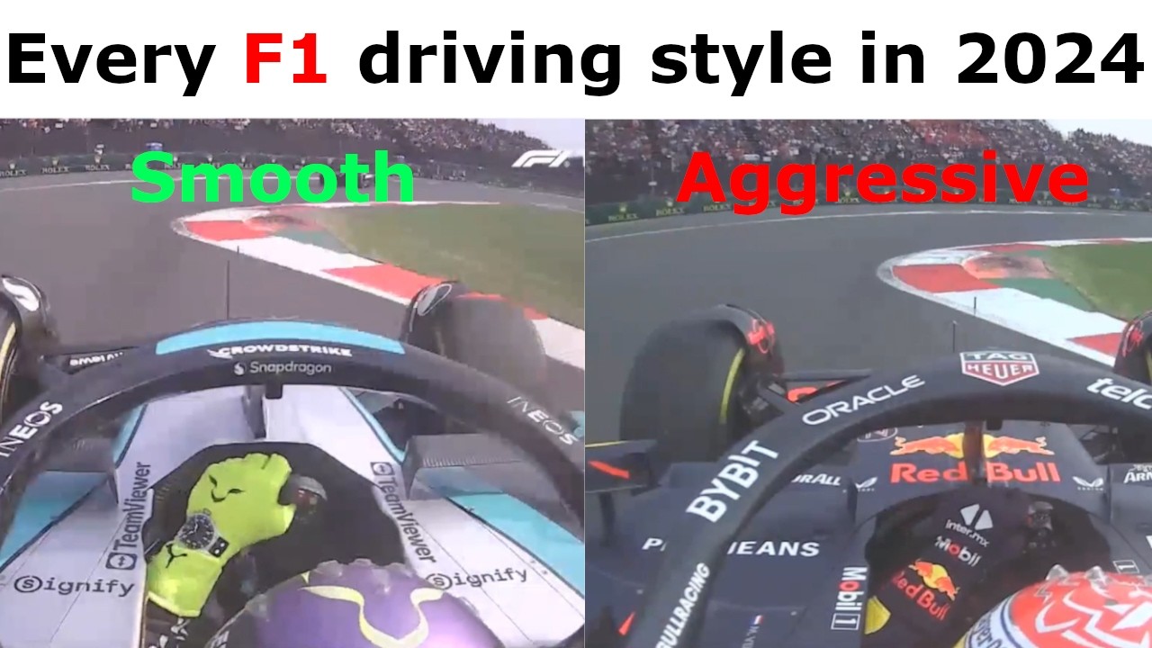 EVERY F1 Driving Style we saw in 2024... - YouTube