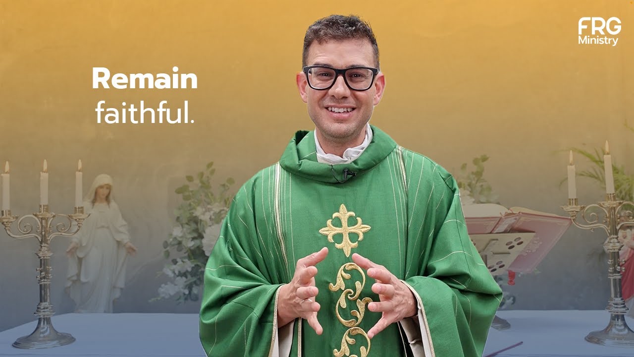 Remain Faithful - Fr Rob Galea Homily - 13th of November 2022 - YouTube