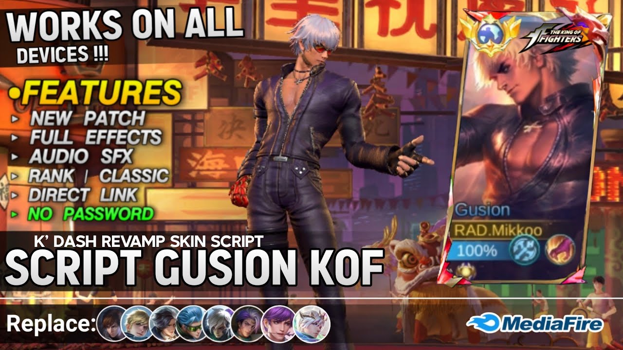 Script Skin Gusion Kof Skin Revamp - Full Effects No Password - YouTube