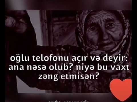 Ana ogul haqqında dəyərli və mənalı sözlər - YouTube