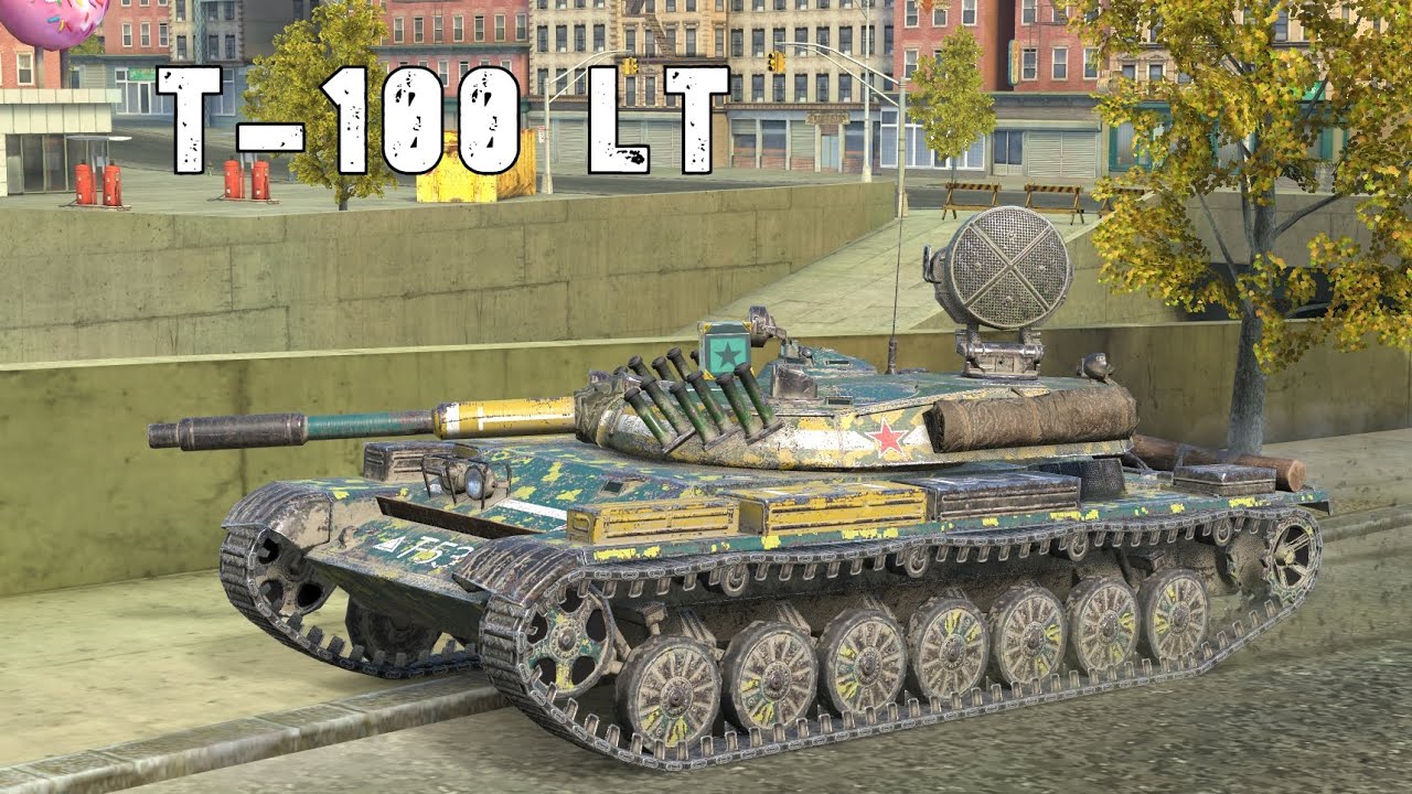 T-100 LT - 4 Kills • 8,5K DMG • WoT Blitz - YouTube