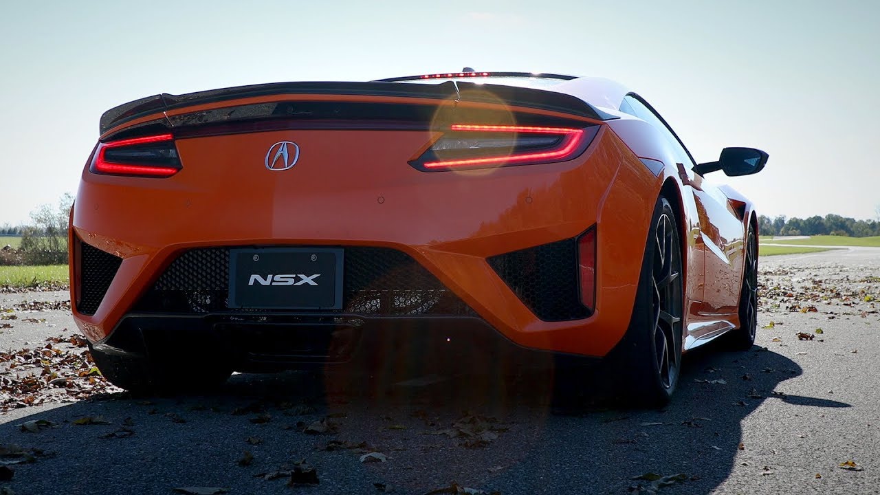 2019 Acura NSX – Track Driving | Thermal Orange - YouTube