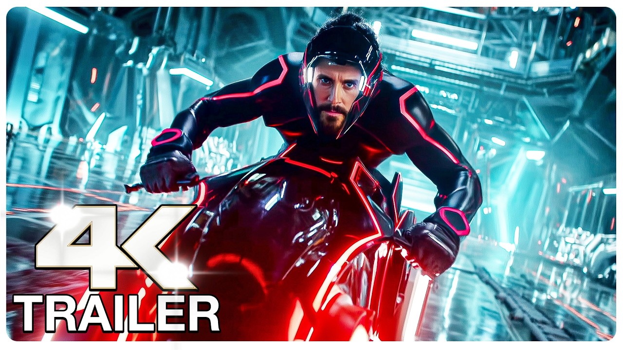 TRON ARES : 4 Minute Trailers (4K ULTRA HD) NEW 2025 - YouTube