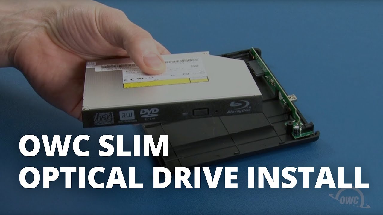 How to install an Optical Drive in an OWC Slim - YouTube
