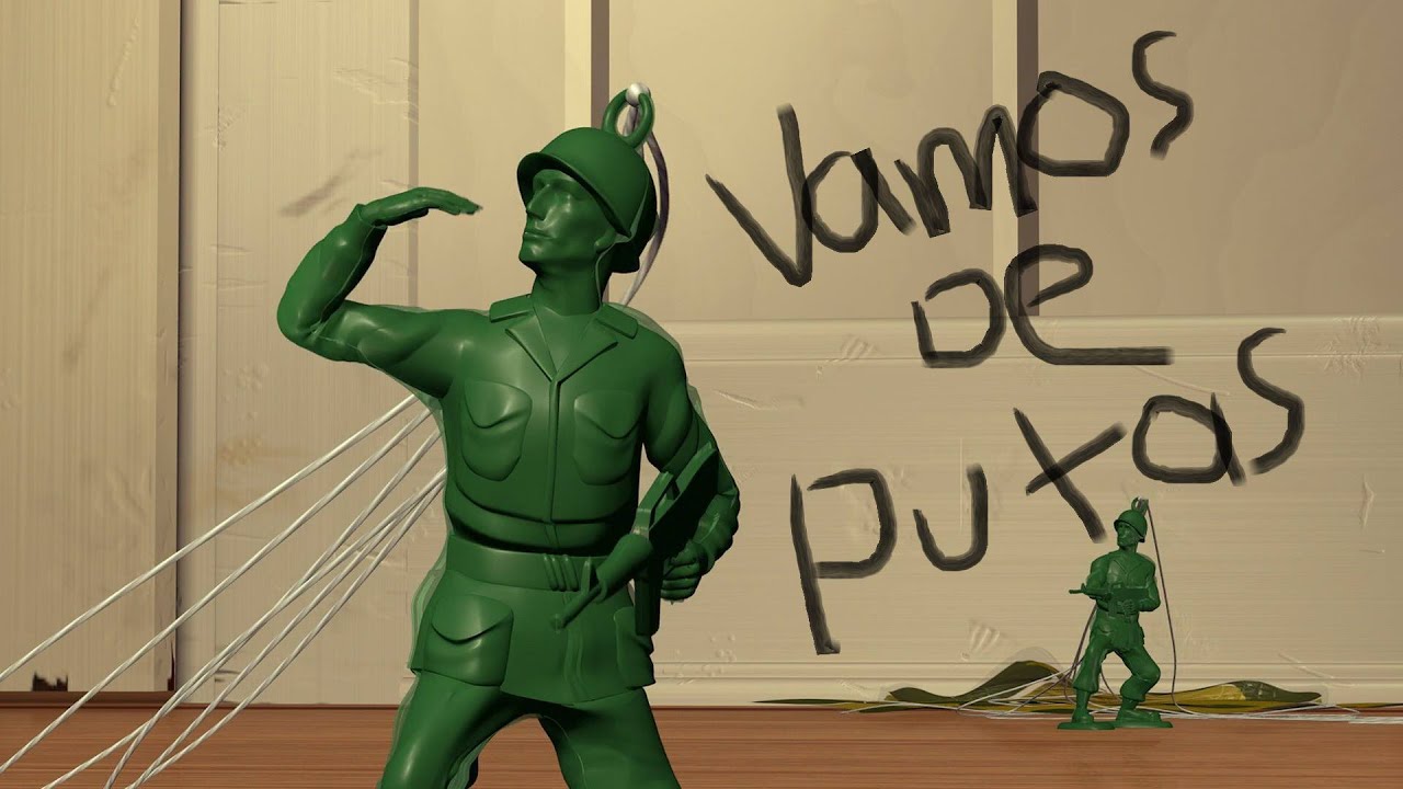 LOS SOLDADOS DE TOY STORY EN LA GUERRA (The Mean Greens: Plastic ...