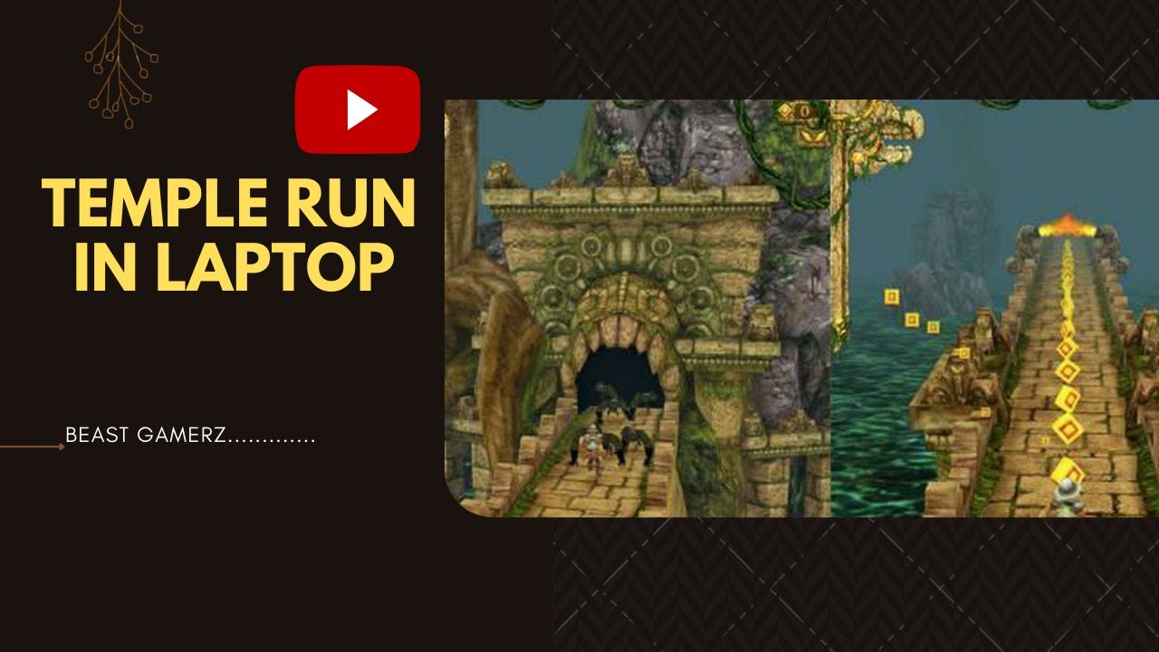 Temple run - Play in Laptop - Part 1 - YouTube