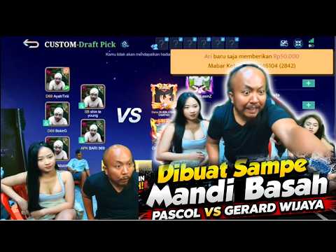 PASCOL DIPERMALUKAN?! Dibuat Sampai Basah vs Gerard Wijaya😱 #Pascol #MLBB #gerardwijaya #mlbbmoments