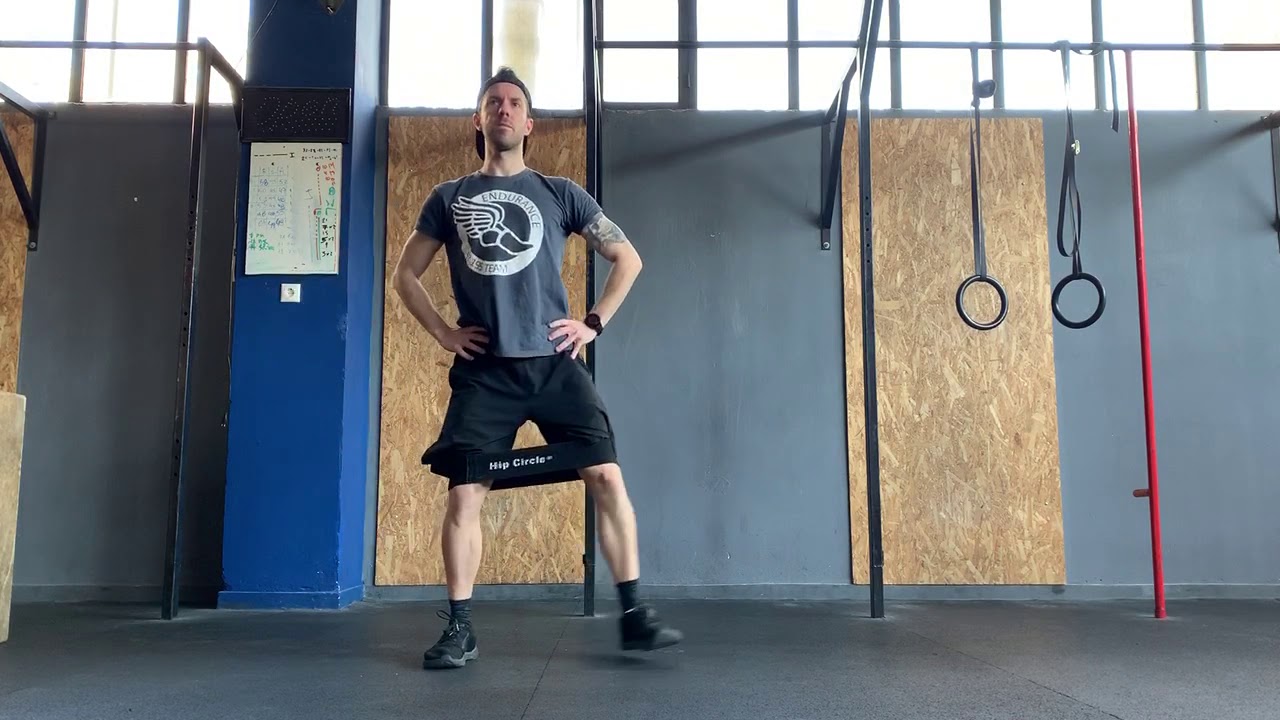 Banded side steps - YouTube