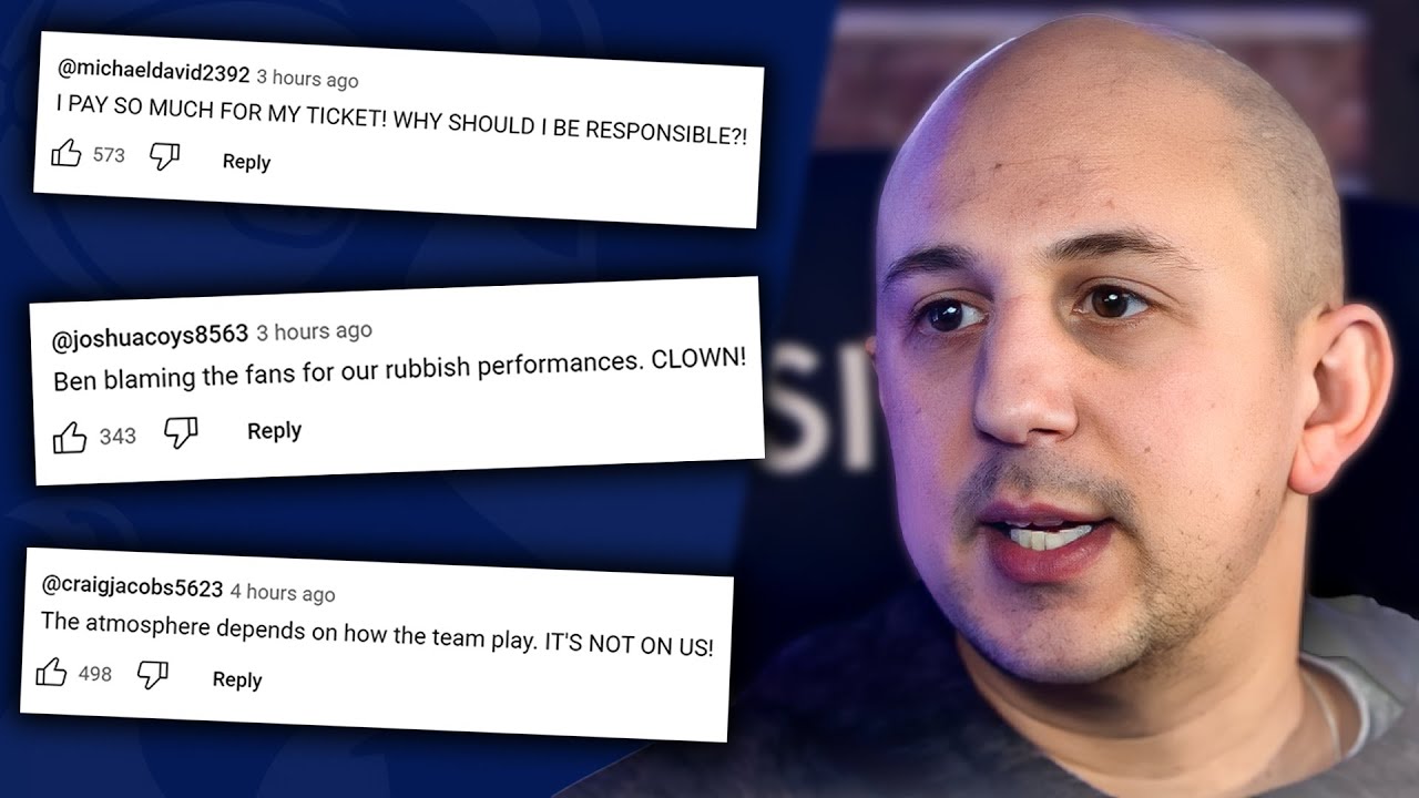 Ben Get's Cooked For Calling Out The Fans! - YouTube