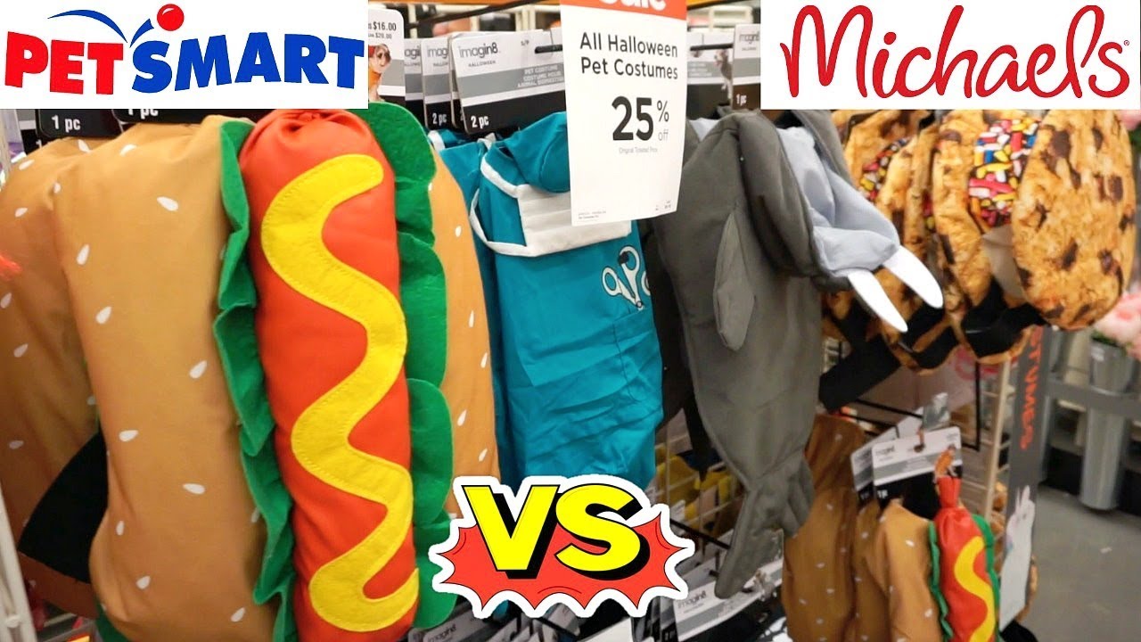 Shop with Me Halloween Costumes for Pets. Michaels VS Petsmart, 2018 ...