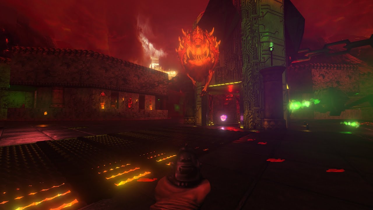 DOOM 1 REMASTERED E3M8 (gzdoom mod) - YouTube