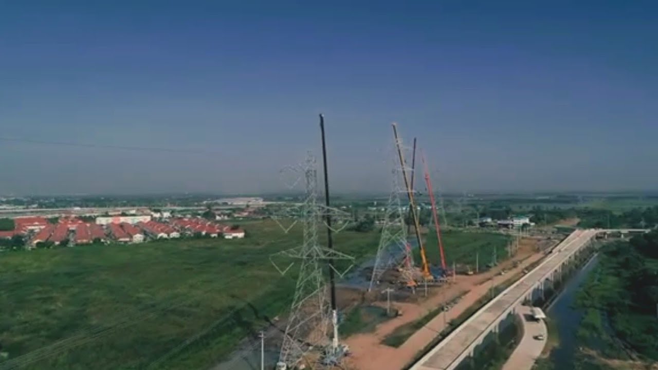 ️156 transmision 500 kv power line yang luar biasa - YouTube