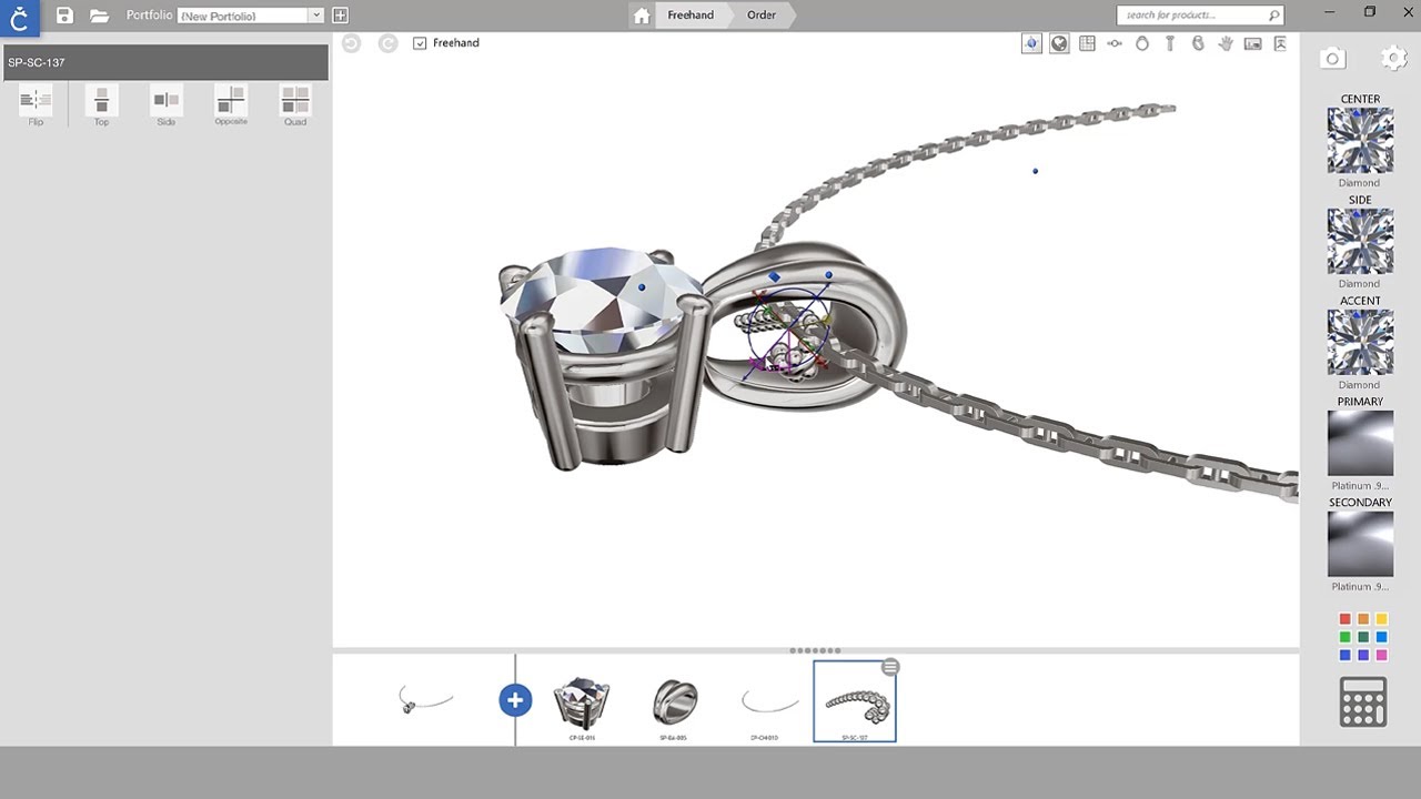 Pendant design in CounterSketch - Adjusting Scrolls Orientation - YouTube