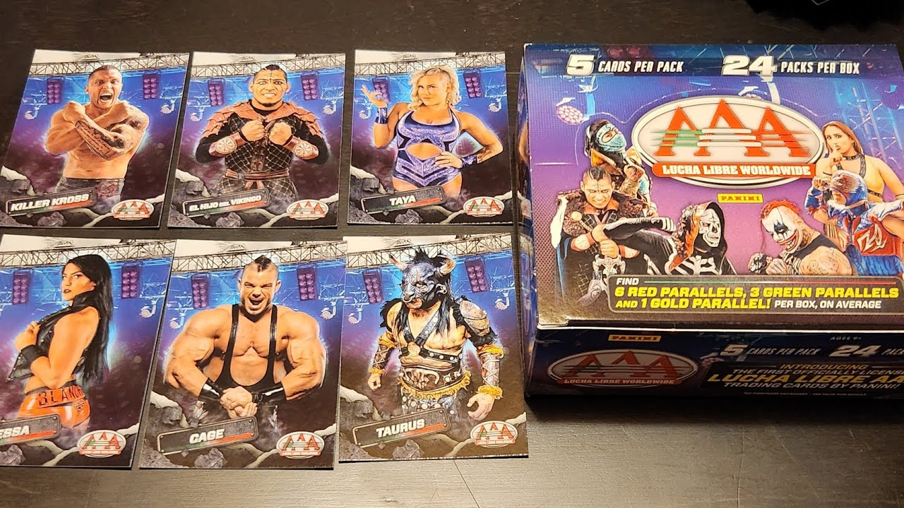 2019 Panini AAA Lucha Libre Worldwide Wrestling Card Box opening #AAA # ...