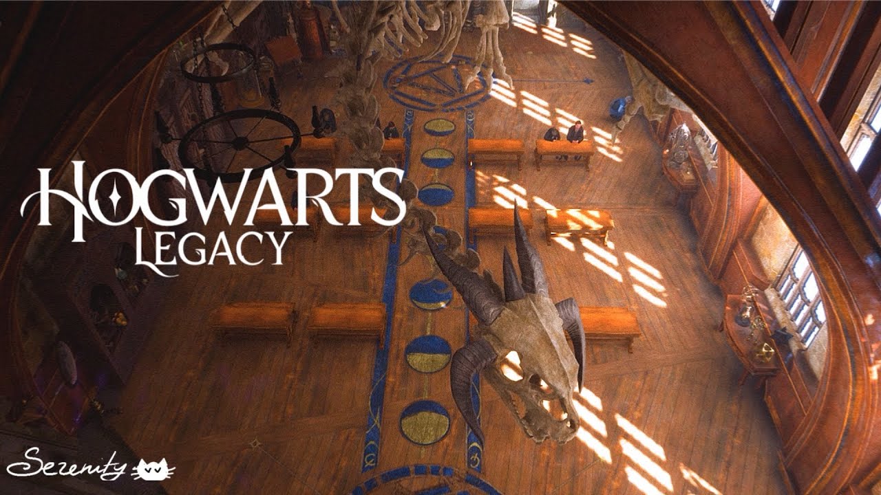 4K]Study at the Hogwarts, back to magic school Hogwarts classrooms ...