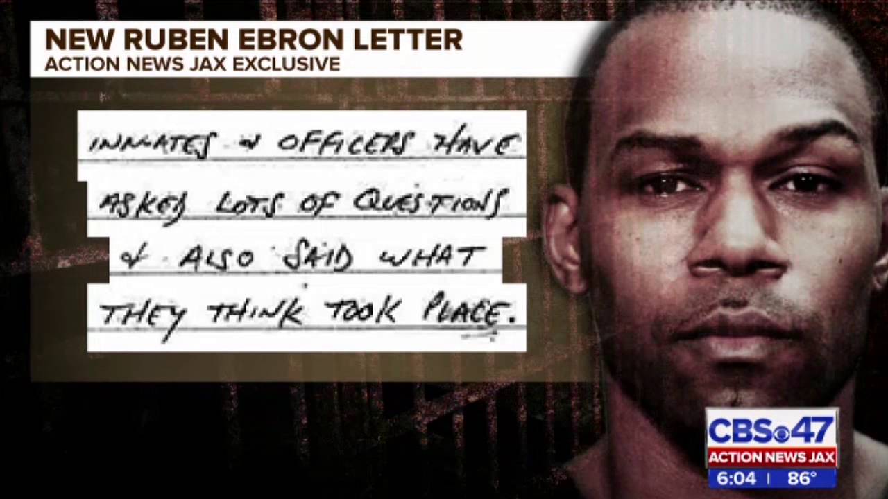 RUBEN EBRON LETTERS JAIL LETTERS TO REPORTER - YouTube