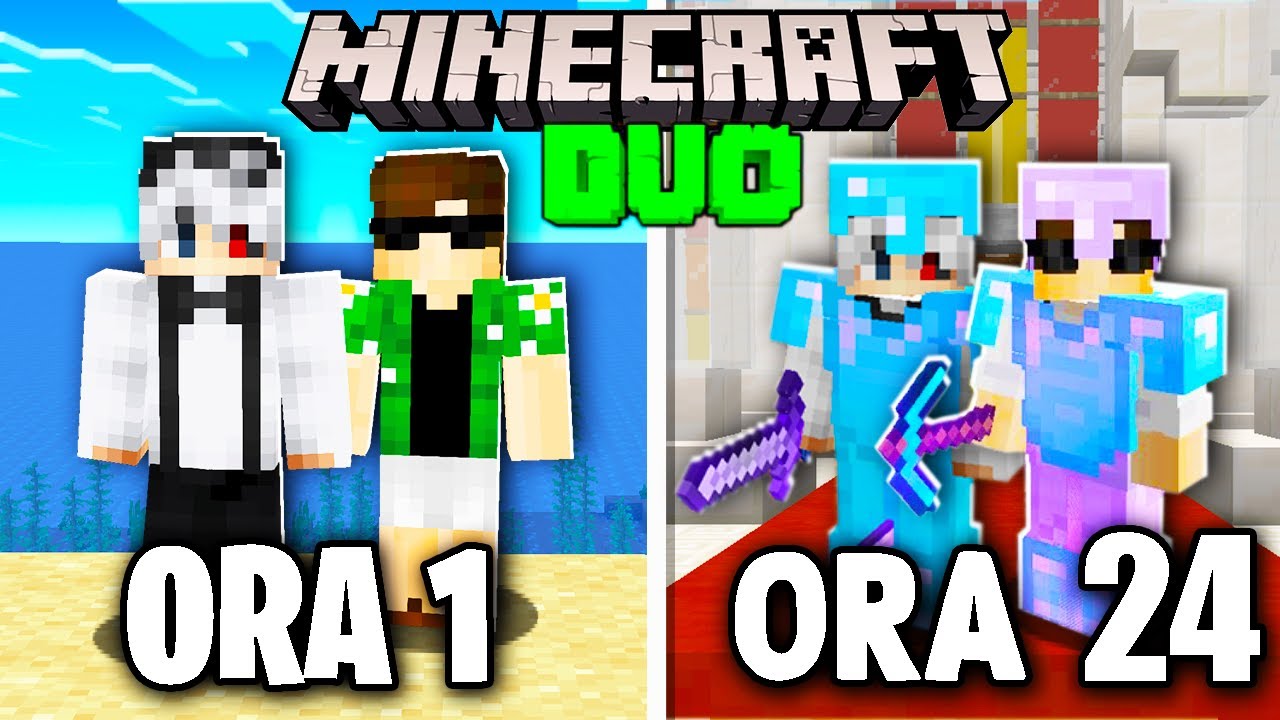 Am Supravietuit 24 De Ore Pe Minecraft DUO cu SINNER22! - YouTube