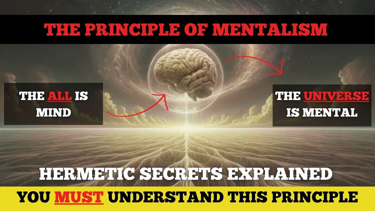 Your MIND is the UNIVERSE | The first hermetic principle explained ...