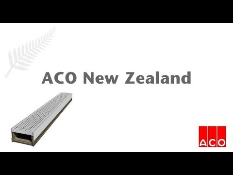 Slab Drain Installation - ACO Drain - YouTube