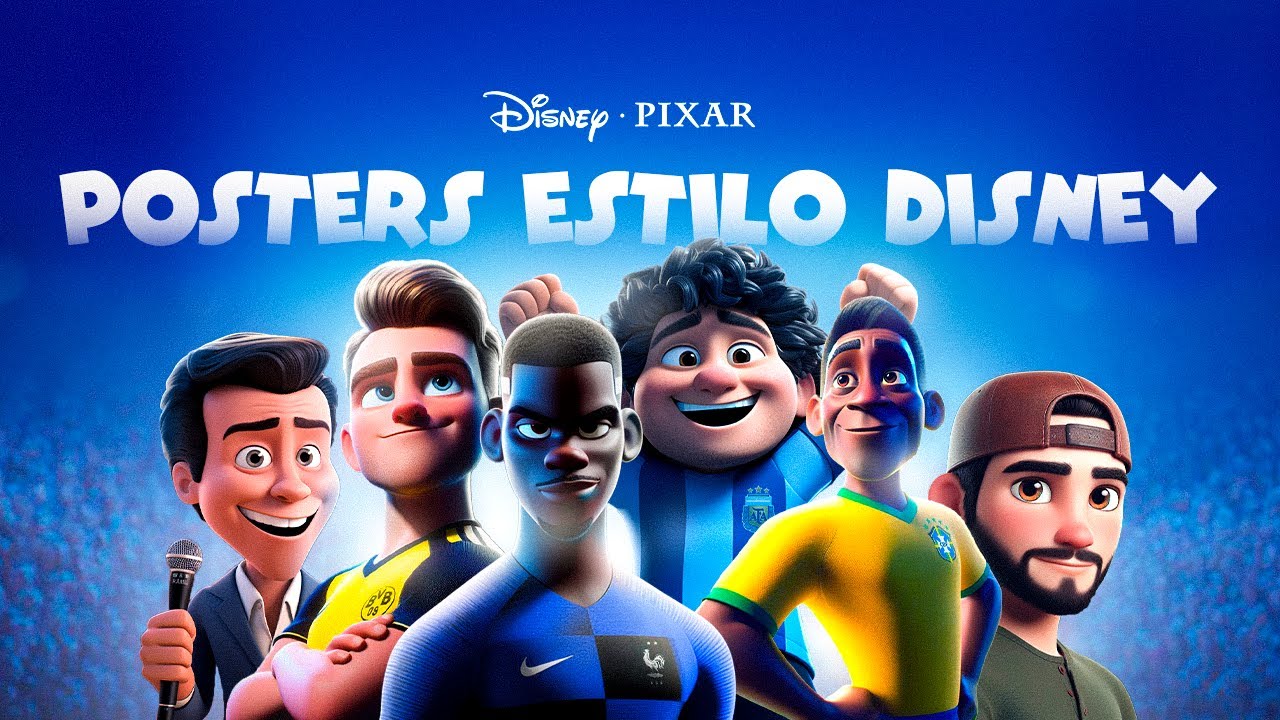 (Tutorial) Como fazer um PERSONAGEM da DISNEY PIXAR com INTELIGÊNCIA ARTIFICIAL - YouTube