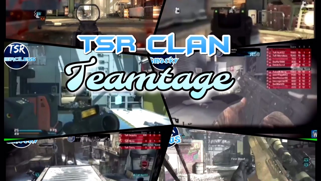 Call Of Duty Ghosts Teamtage - TsR Clan - YouTube
