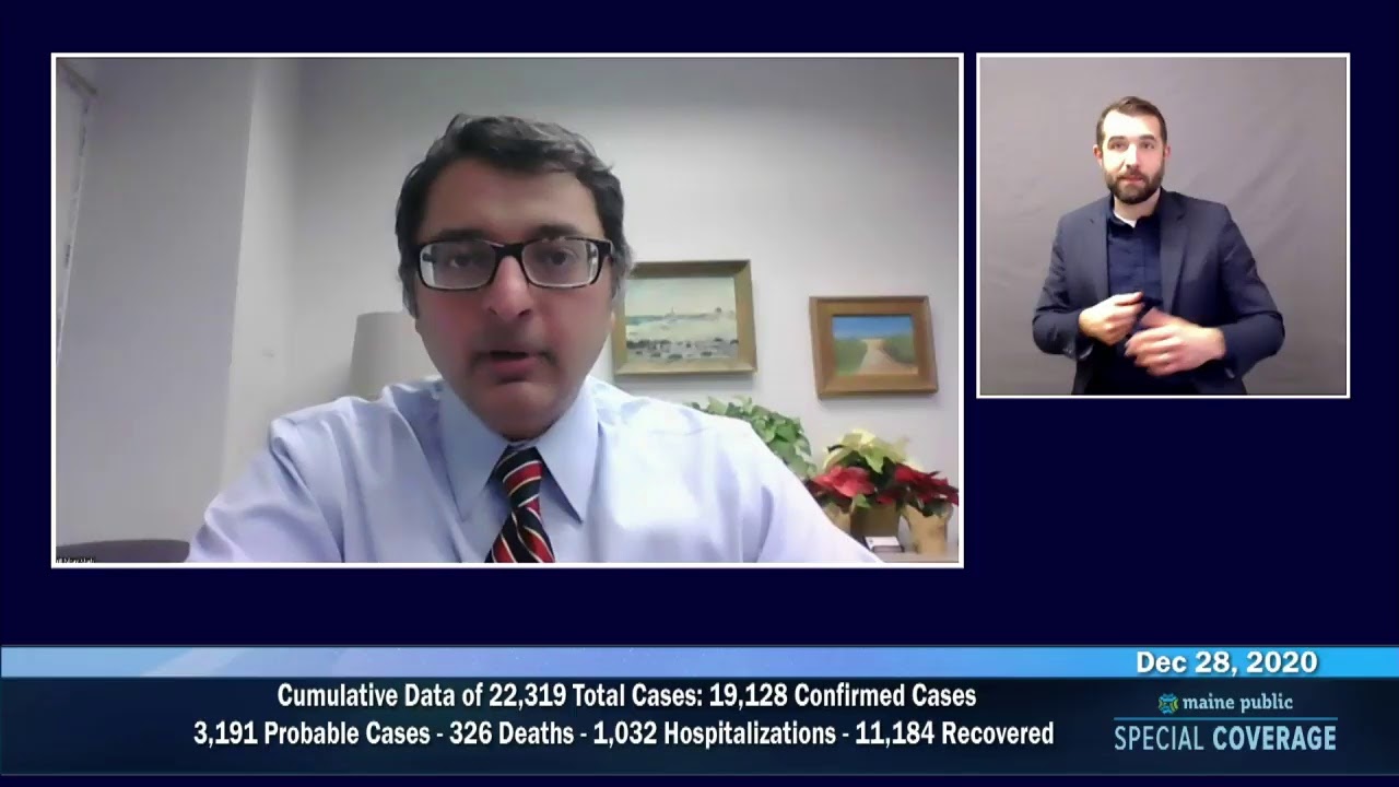 Maine CDC Briefing December 28, 2020 - YouTube