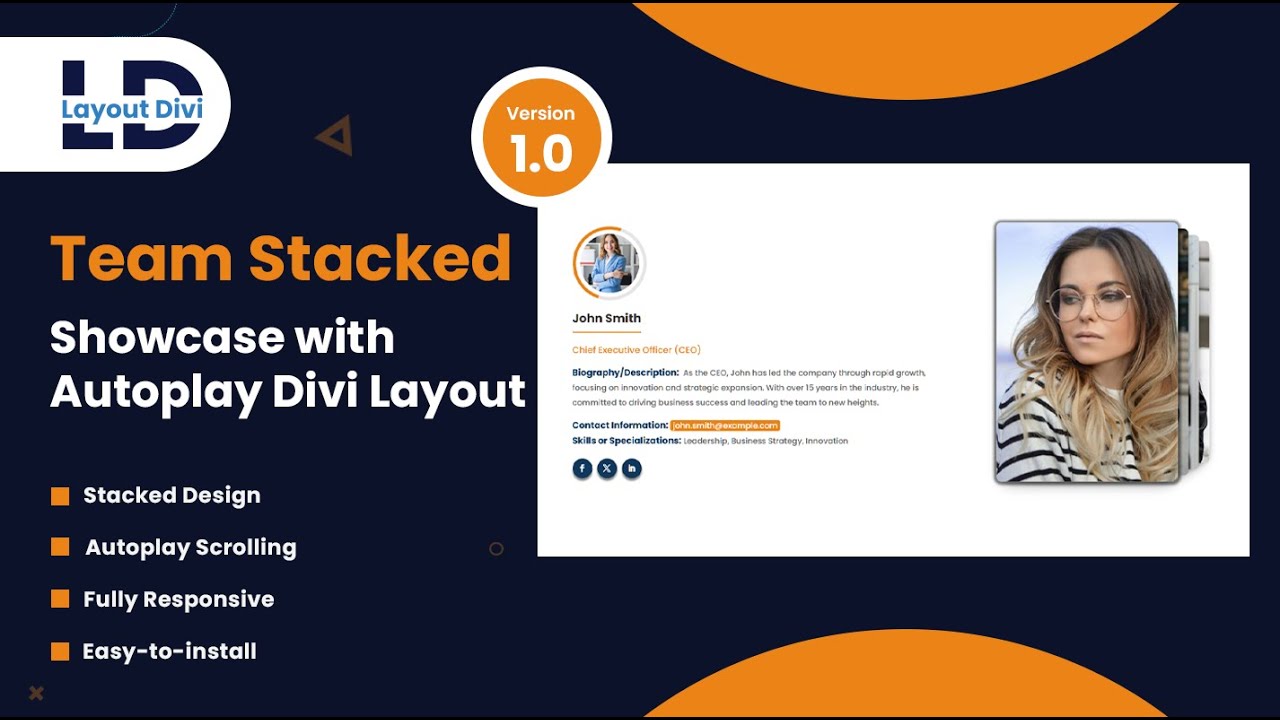 How to Use Stacked Team Showcase with Autoplay – Divi Layout Step-by ...