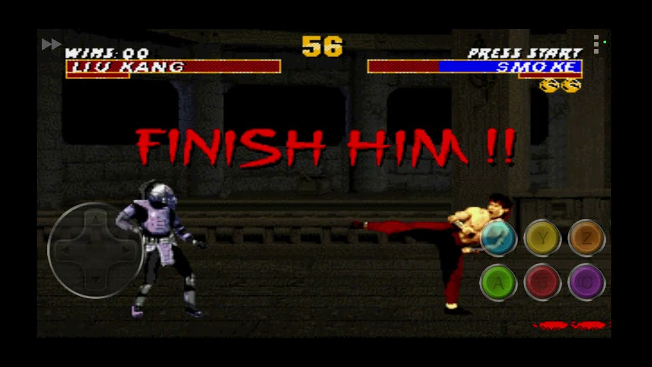 Ultimate Mortal Kombat Trilogy, Liu Kang vs Smoke,(Animality)🐃🐃🐃😱😯👍 ...