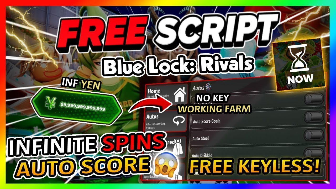Blue Lock: Rivals Script *NO KEY* - NEW UPDATE, INF SPINS, AUTOFARM ...