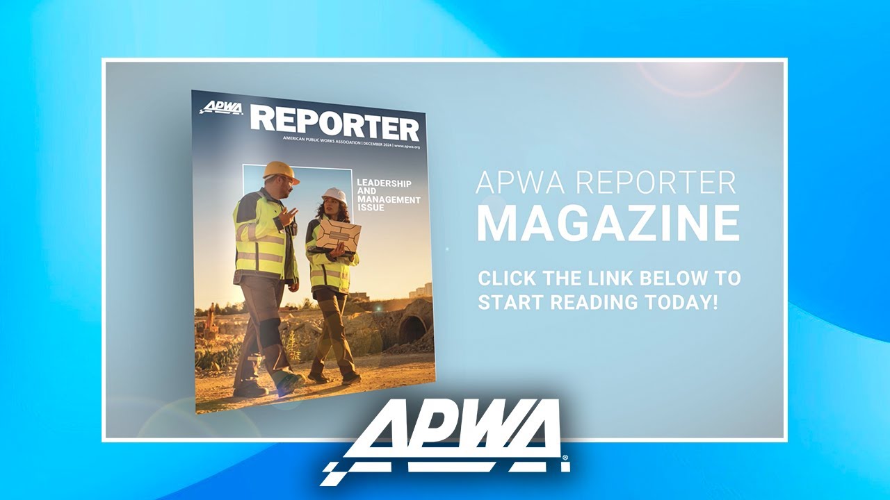 APWA Reporter – Leadership and Management Issue - YouTube