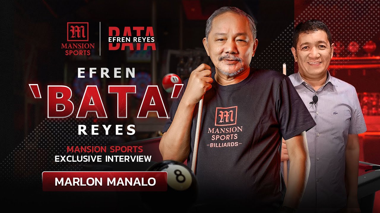 The Legend Speaks: Efren 'Bata' Reyes on Competing with Marlon Manalo ...
