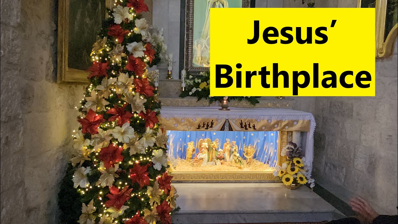 The exact place where Jesus was born: The Church of the Nativity in ...