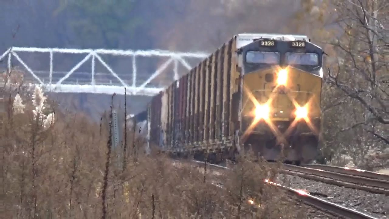 TRAIN ALMOST HIT DEER! | Two Days of Afternoon CSX Traffic on the CSX ...