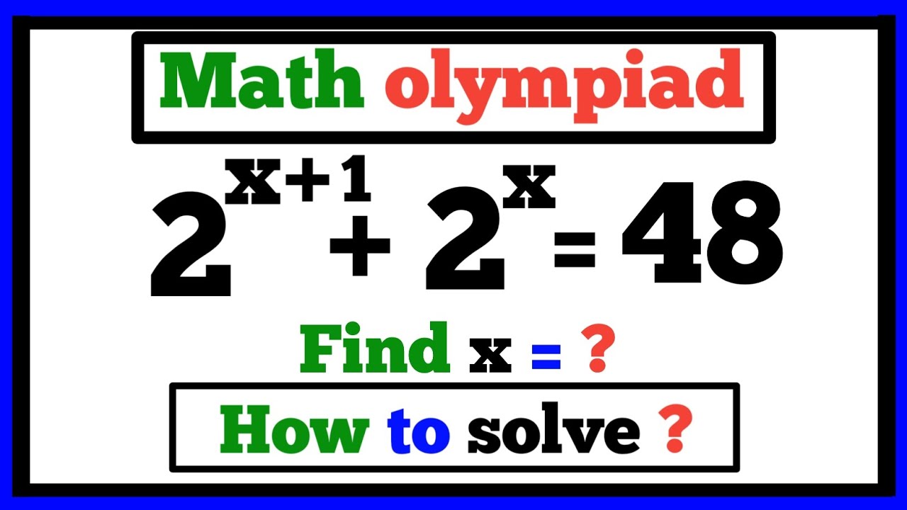 Japan | A Nice Math Exponential and logarithmic equations | How to solve ? | Step-by-Step ...