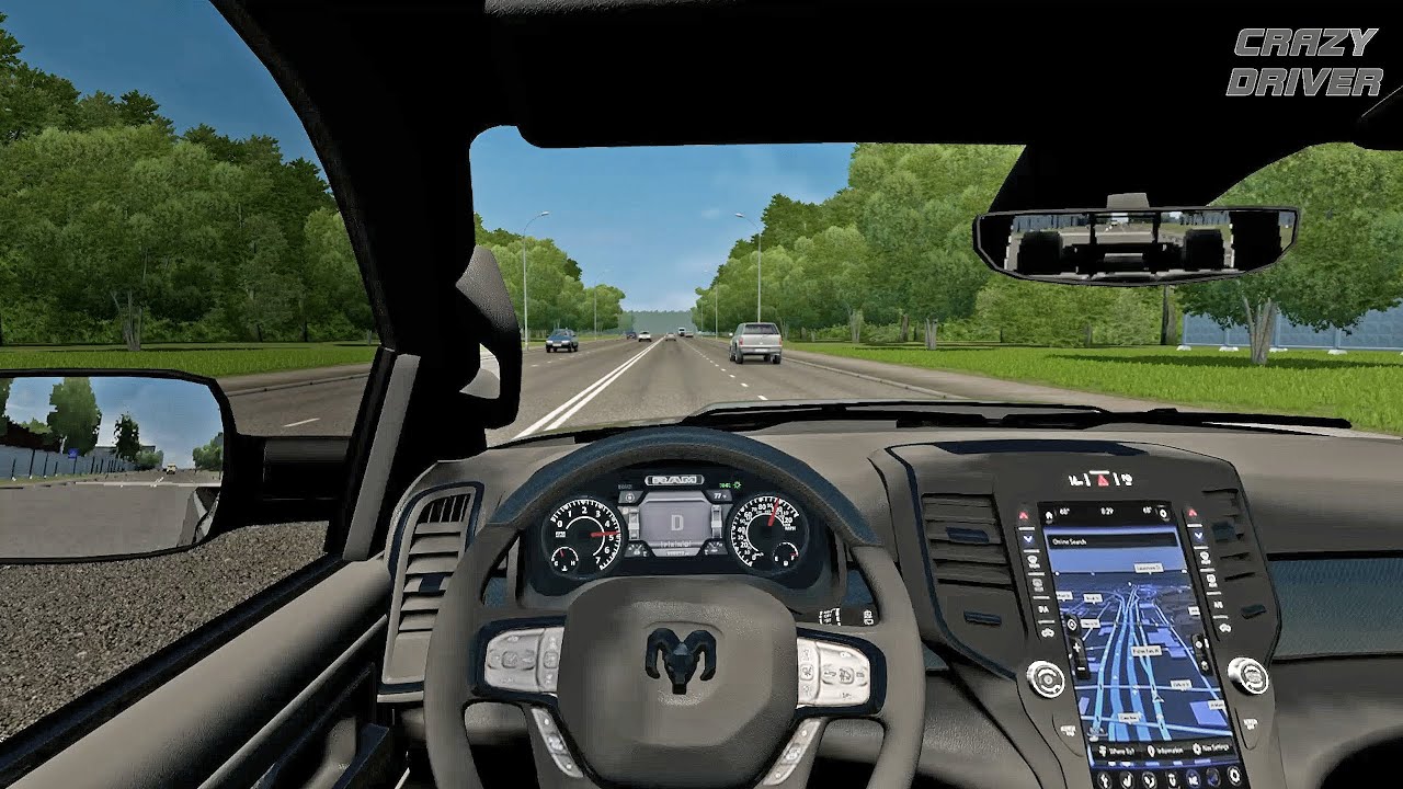 Dodge Ram 1500 (2019) | FAST DRIVING | City Car Driving - YouTube