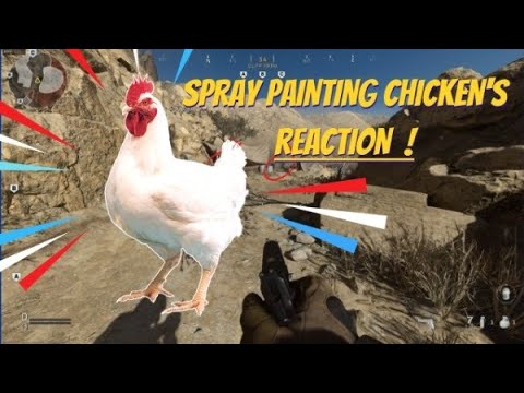 Spray Painting Chickens COD Reactions COMEDY - YouTube