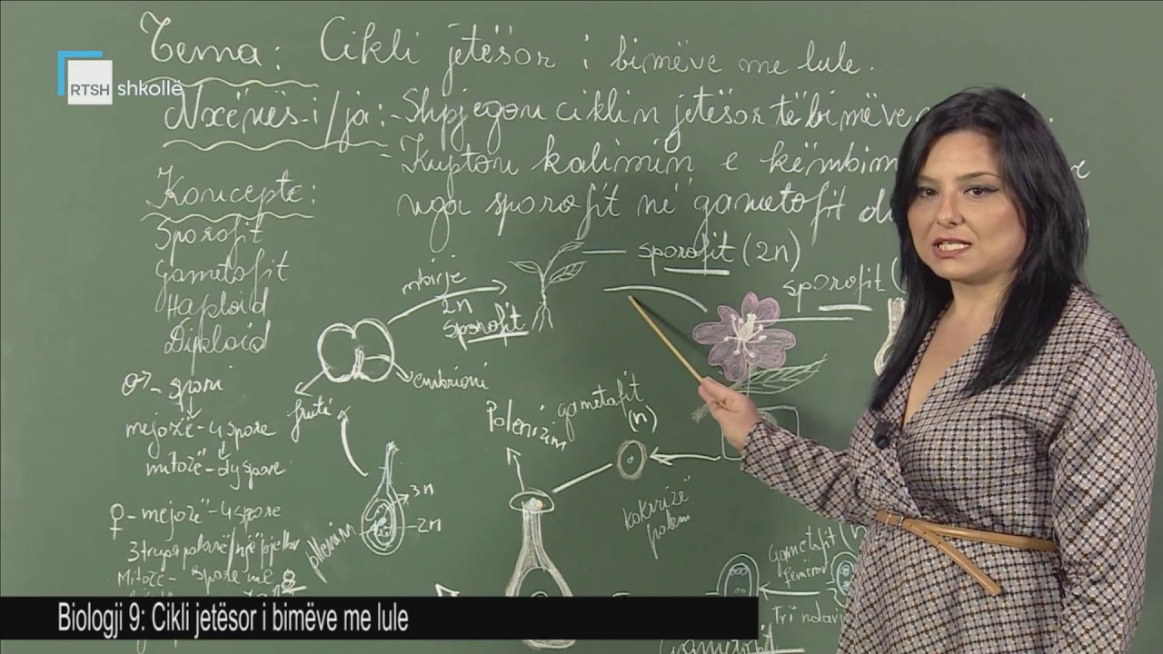 Biologji 9 - Cikli jetësor i bimëve me lule - YouTube