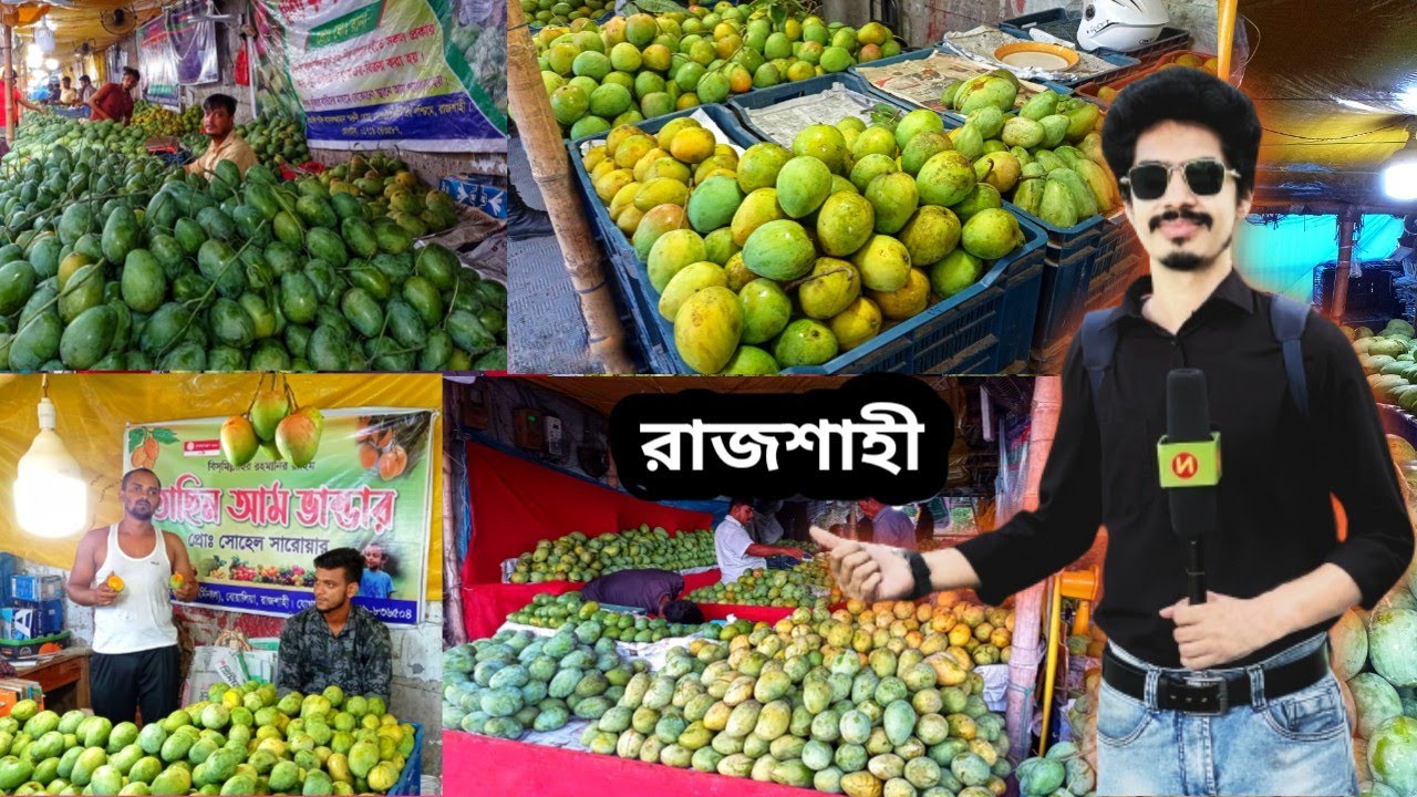 Biggest Mango market in Rajshahi City | রাজশাহী শহরে যেখান থেকে আম ...
